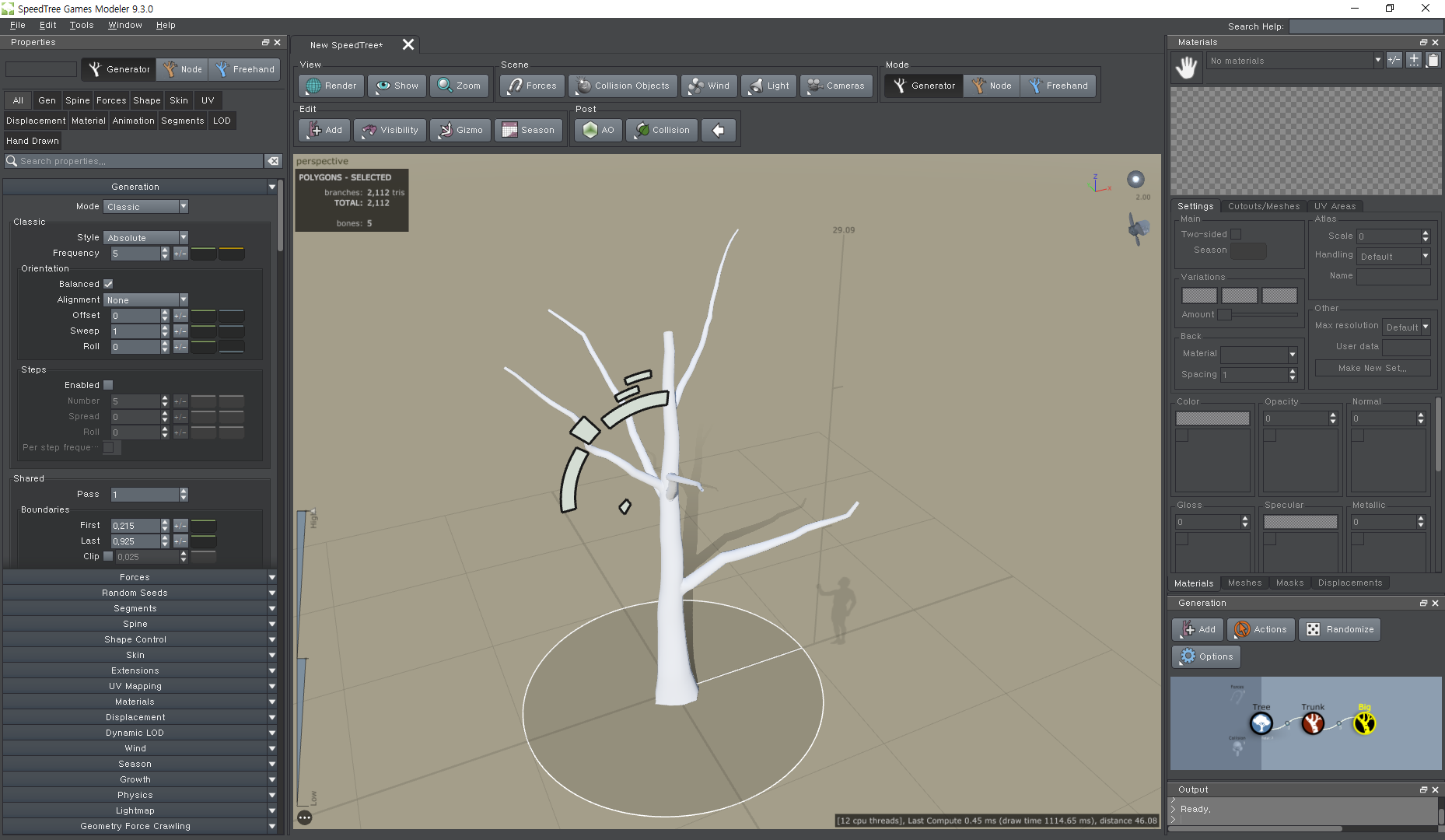 Speed Tree Generation #1