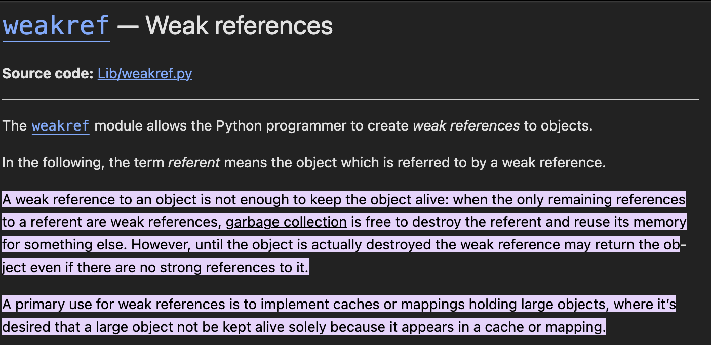 기술면접 보완 1. 파이썬 참조 카운팅