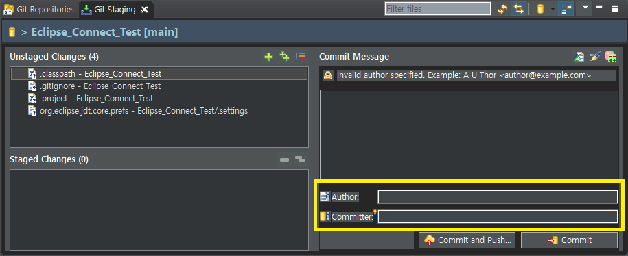 [Java] 0-2. Eclipse - Git 연동하기