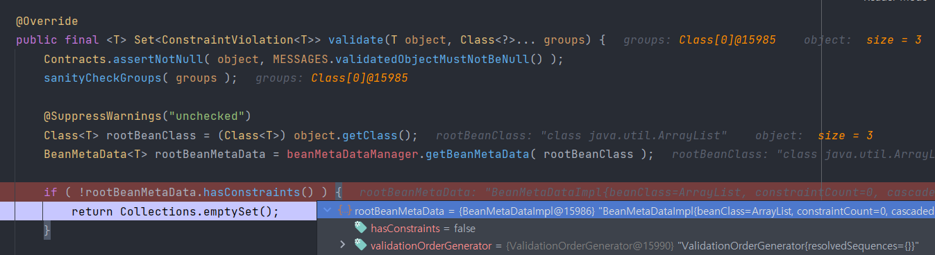 @RequestBody로 List를 받을 때 @Valid 체크가 되지 않는 현상 해결 방법