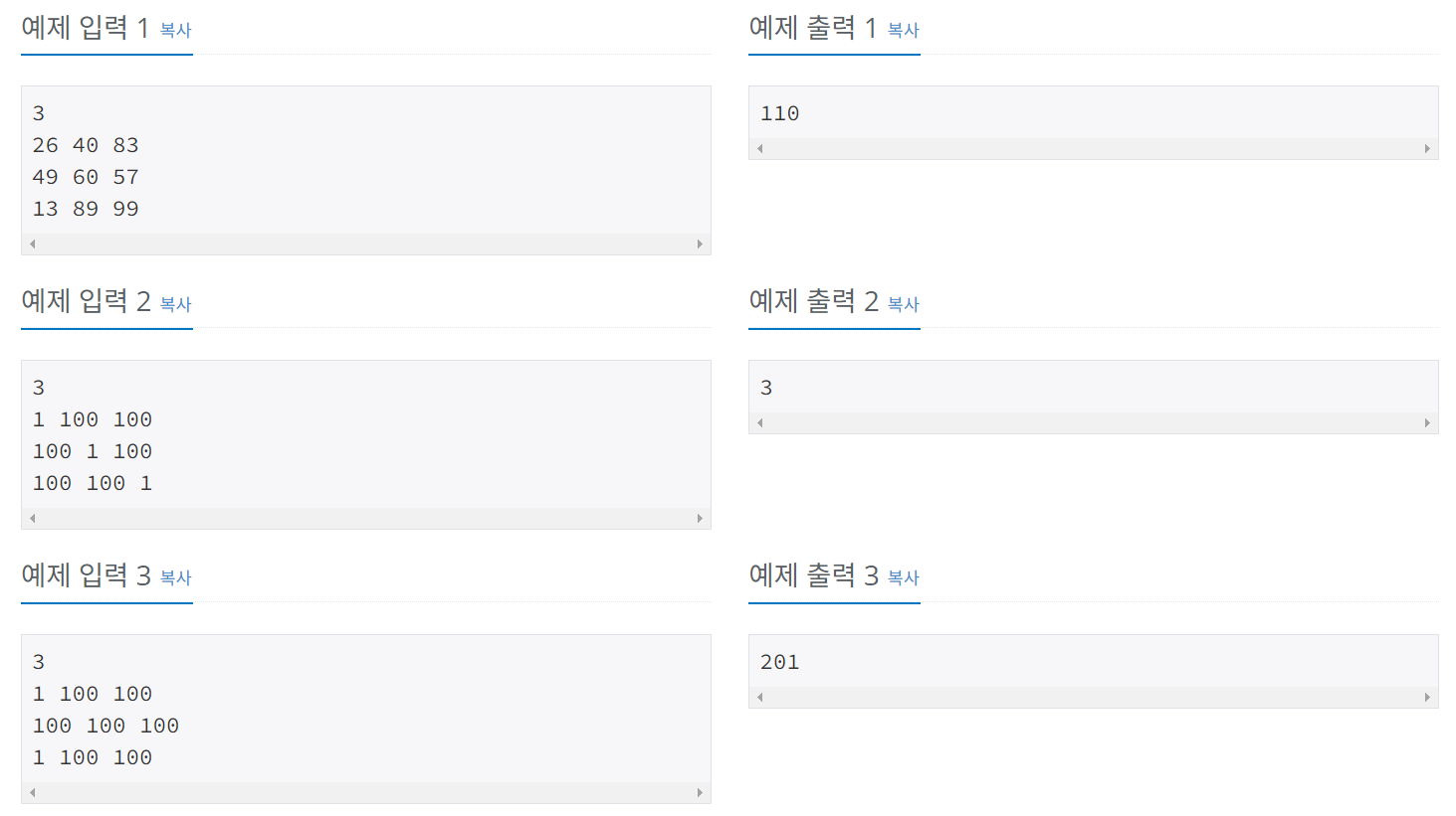 [백준 - Java] 17404번 RGB거리 2