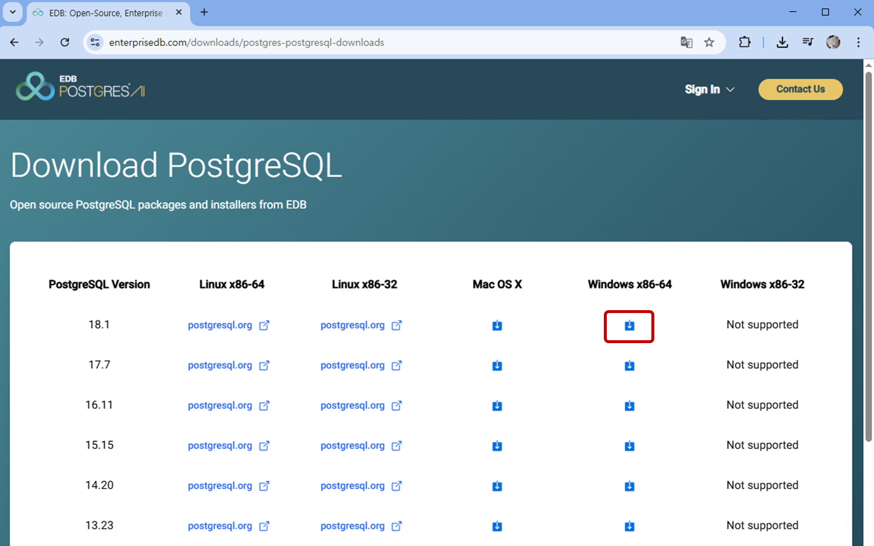 PostgreSQL 설치 방법