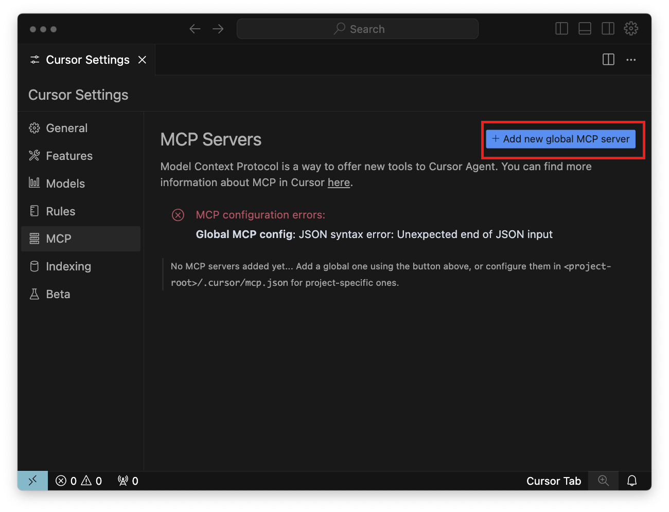 Figma MCP Plugin & Cursor 설치 방법 (Mac os)
