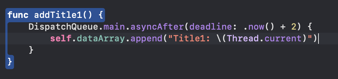 [swift Concurrency] Async And Await
