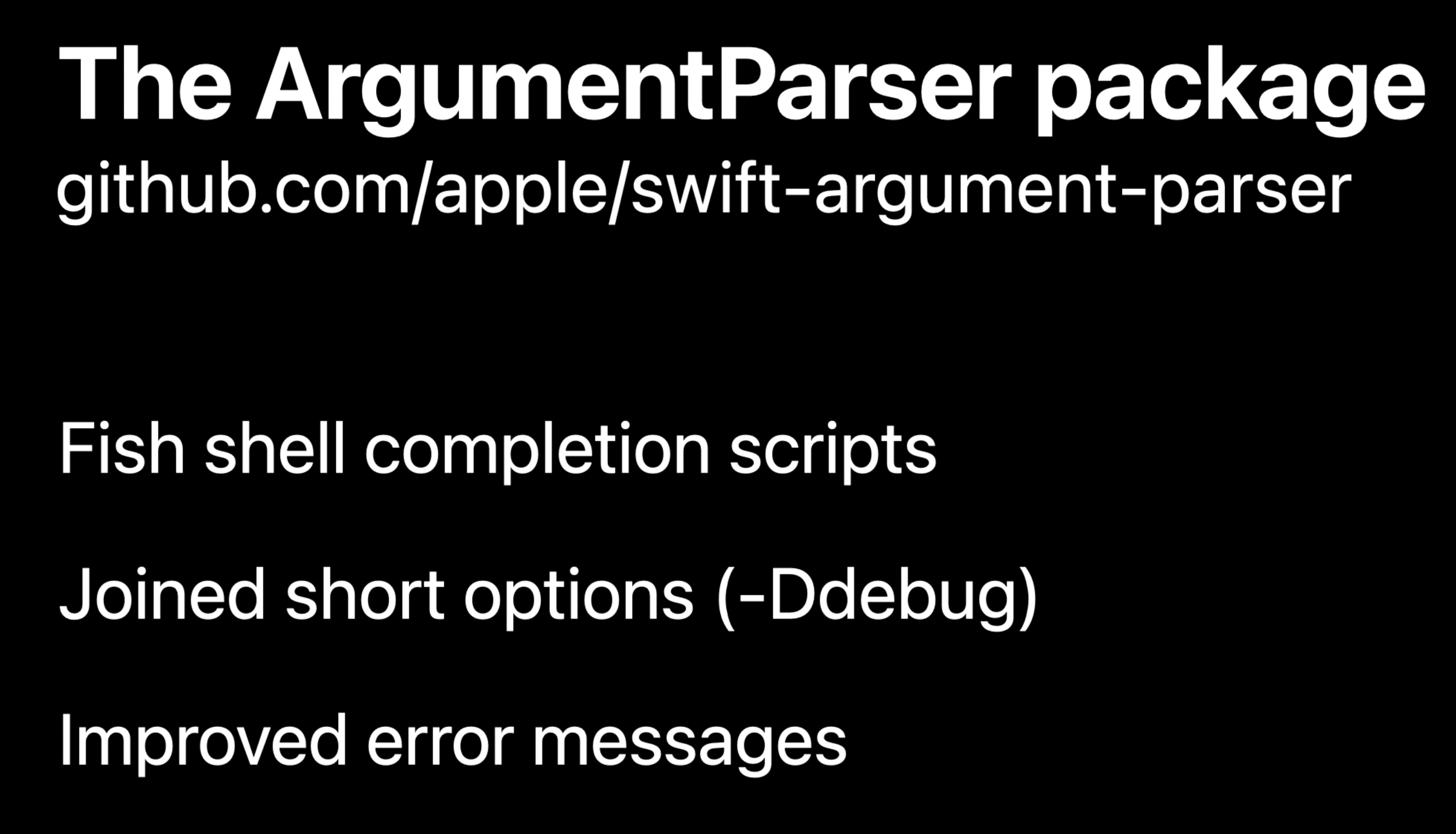 [WWDC 챙겨보기] What's new in Swift
