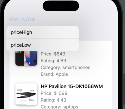 Swiftui Firebase Sorting Filtering And Queryin In Ios