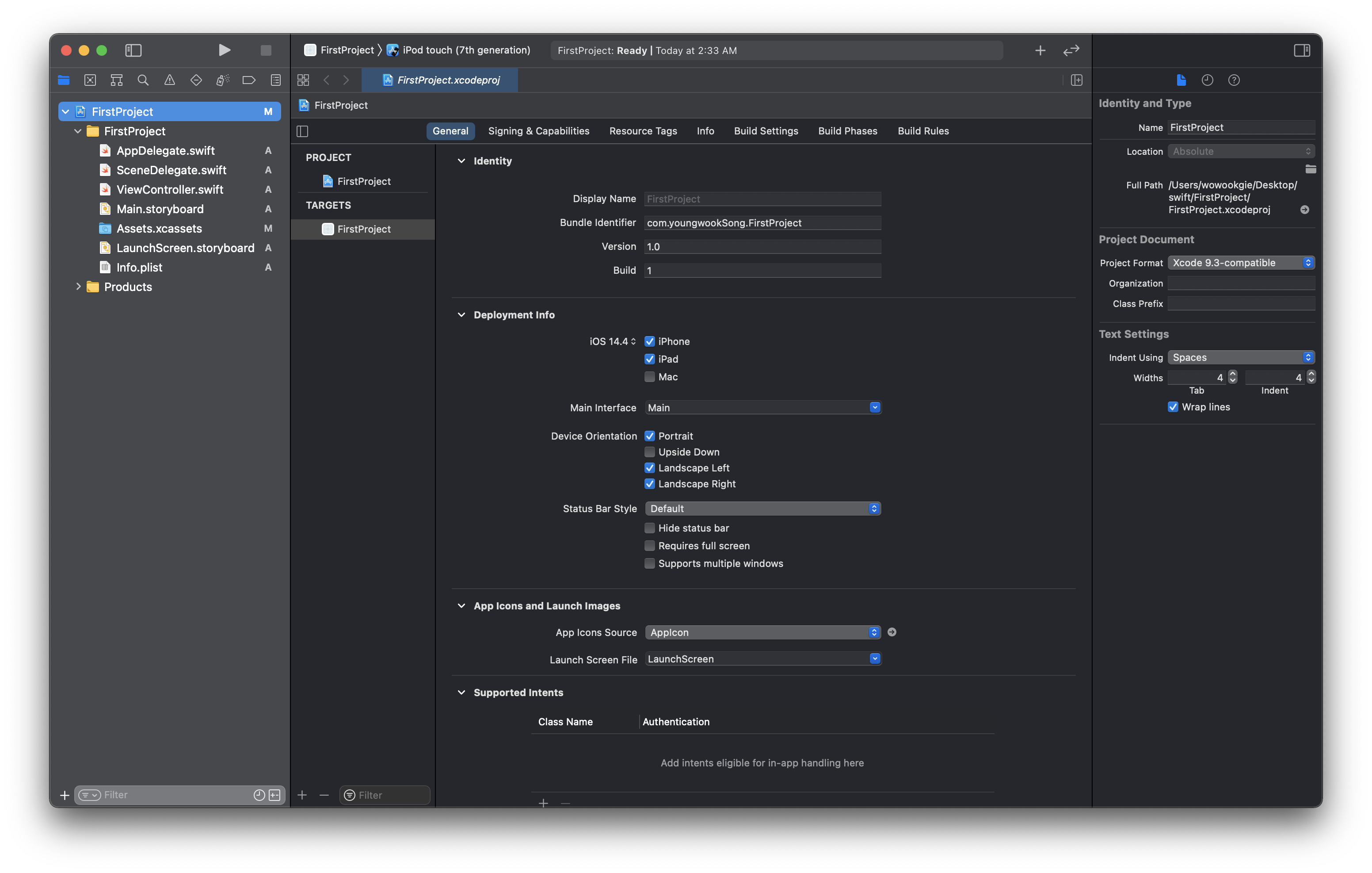 [iOS / Swift] Xcode를 알아보자!