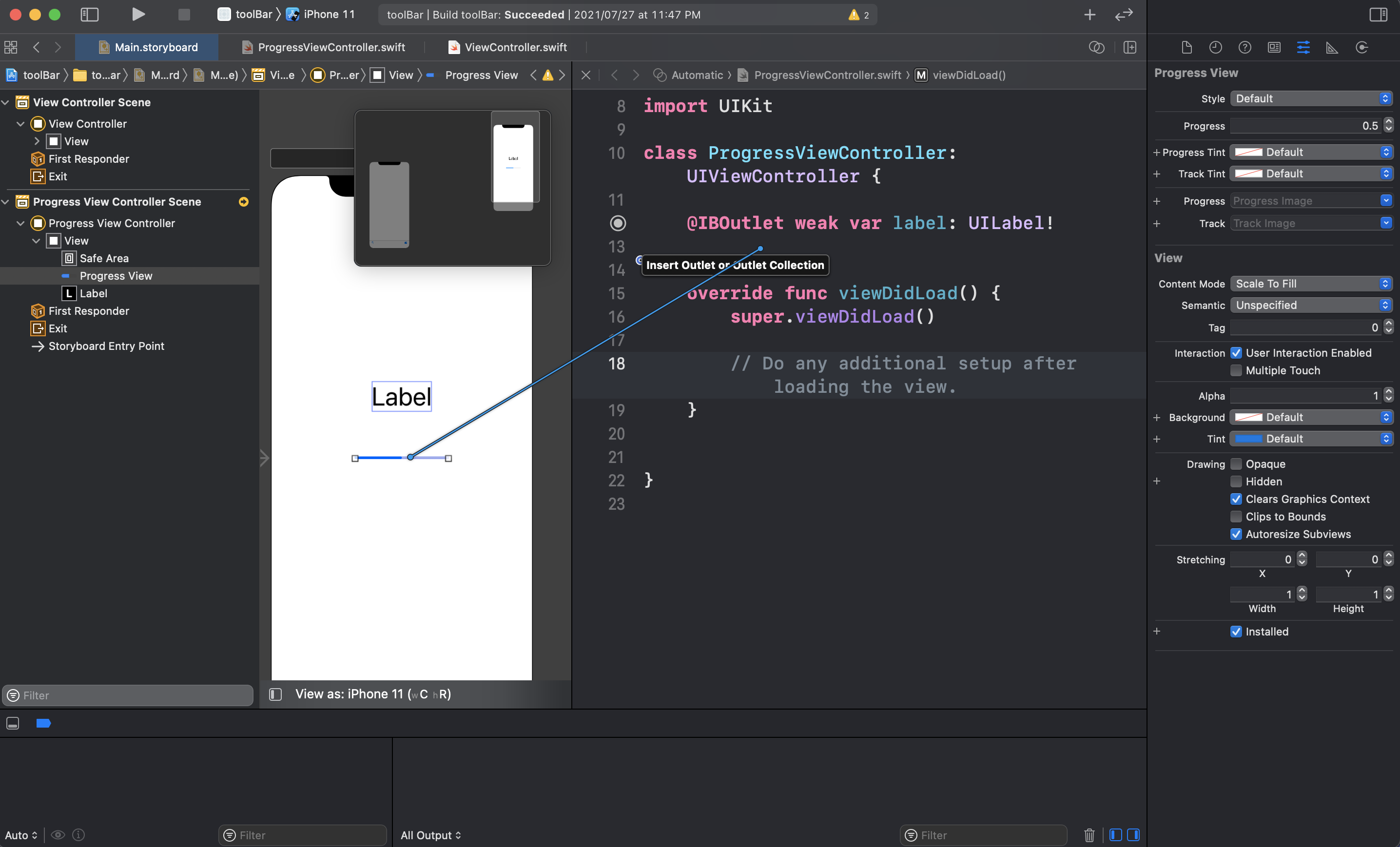 [iOS / Swift] ProgressView
