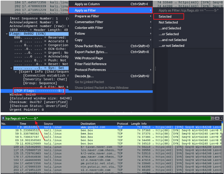[SK shieldus Rookies 19기] 5.2. 시스템/네트워크 보안(4) 방화벽, 트래픽, 연산자, TCP dump Tshark, 포트스캐닝, Scan