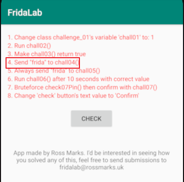 Android 모바일 해킹 - FridaLab(4)