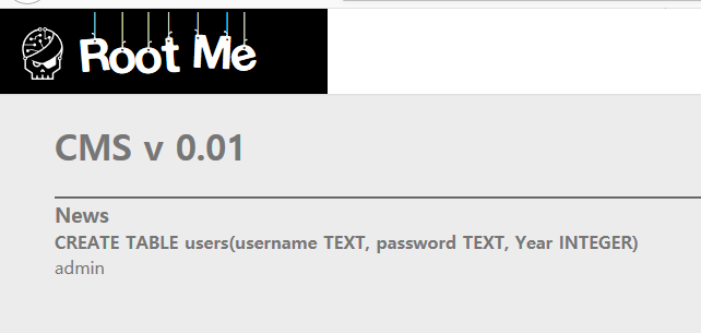 Rootme.org] SQL Injection - Numberic
