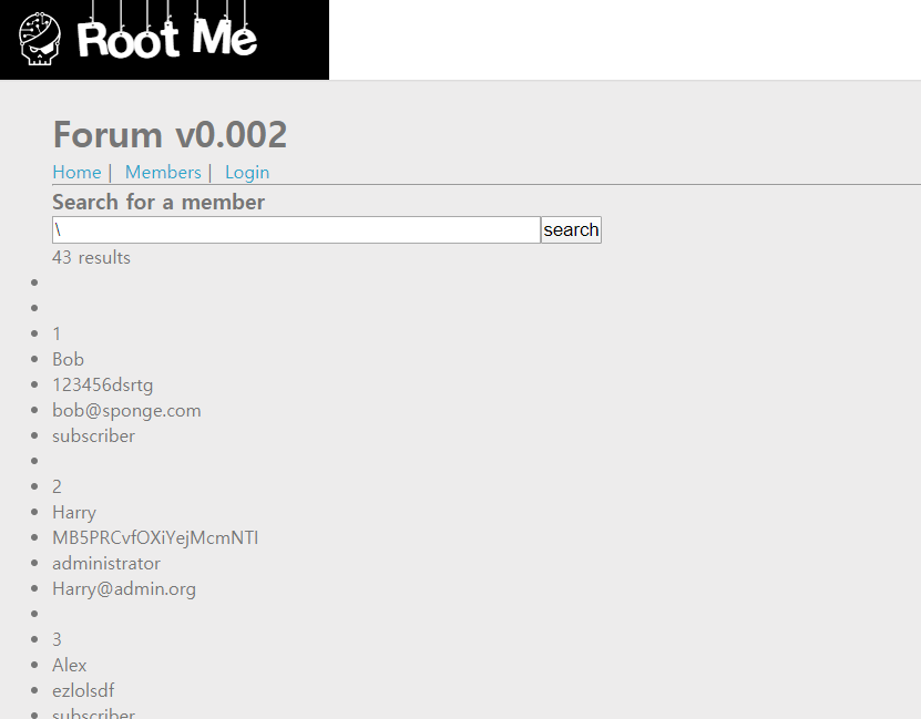 Rootme] Xpath Injection String