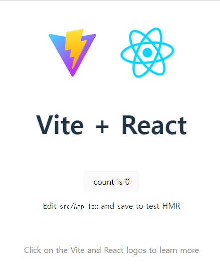 Vite create react app