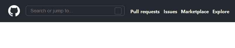 [HTML, CSS] GitHub header.1
