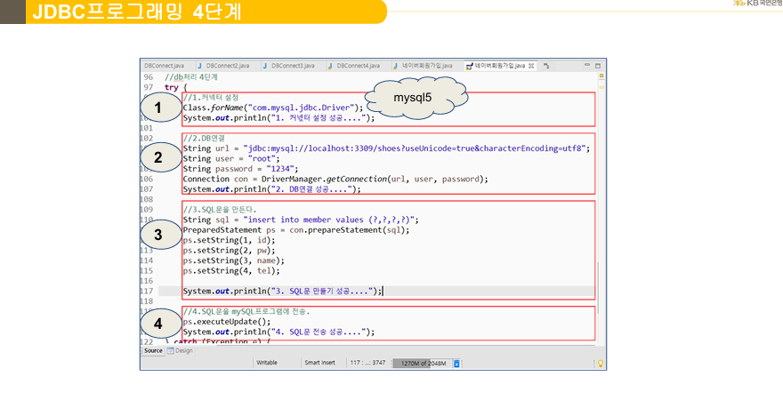 [KB IT's Your Life] TIL 1. MySQL 과 JDBC 연동