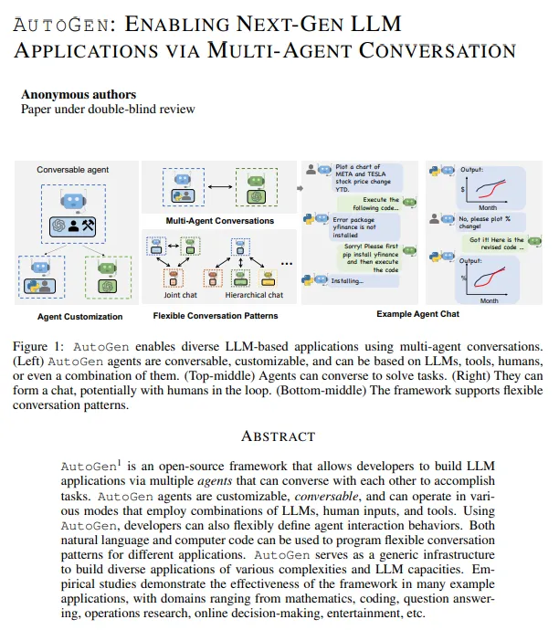 AUTO GEN: ENABLING NEXT-GEN LLM APPLICATIONS VIA MULTI-AGENT CONVERSATION