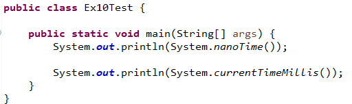 [JAVA] System