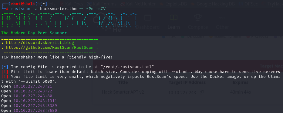 [tryhackme] Hack Smarter Security