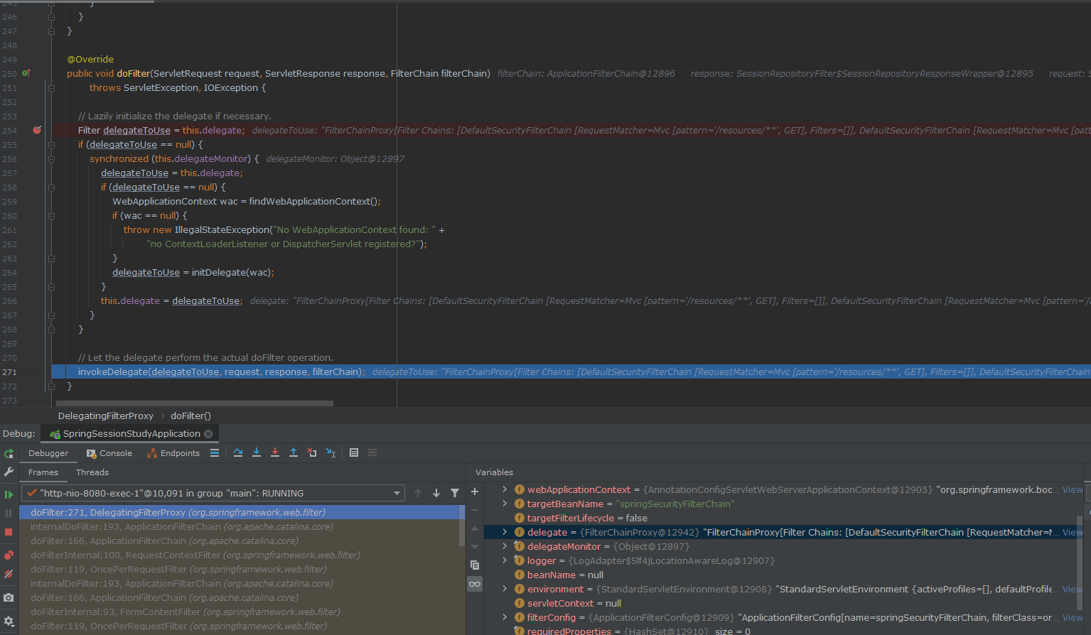 Spring Security - 1. DelegatingFilterProxy 알아보기