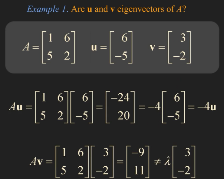 Eigen values and Eigen vectors 정리