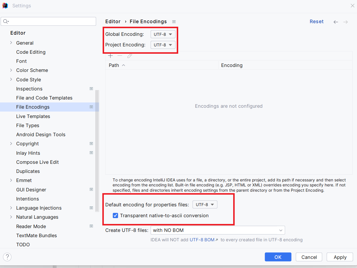 🎡[InteliJ] 한글 깨짐