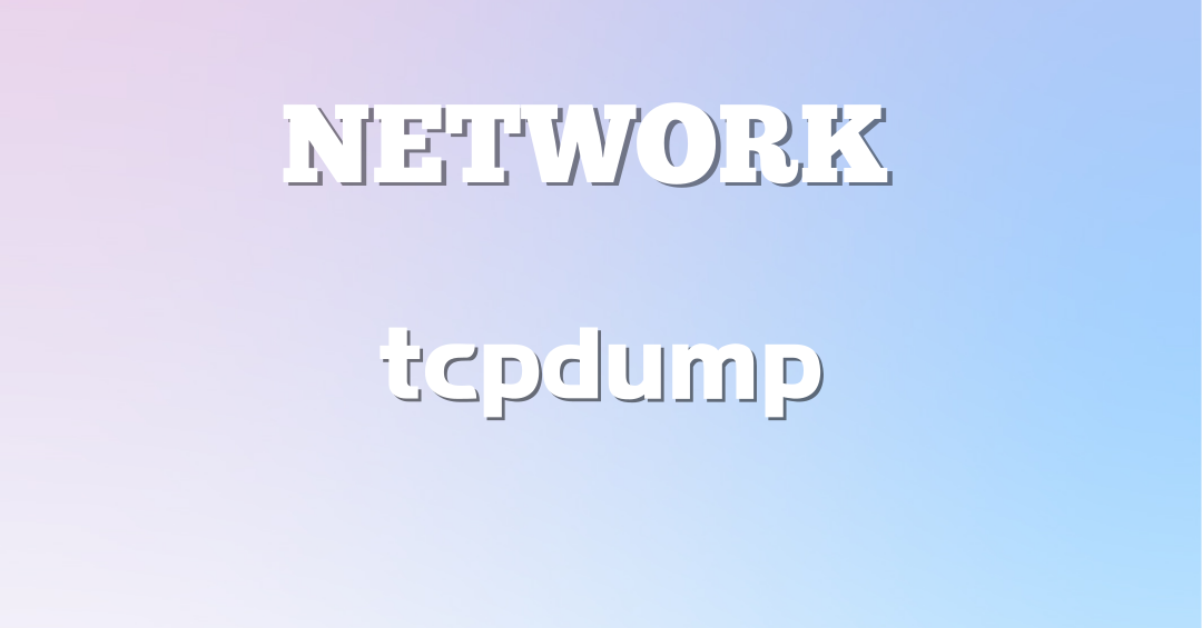 tcpdump를 통한 특정 요청 찾기