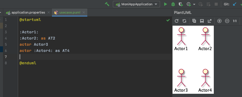 PlantUML Use Case Diagram