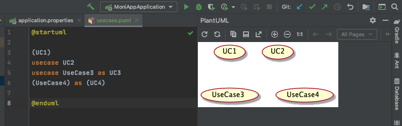 PlantUML Use Case Diagram