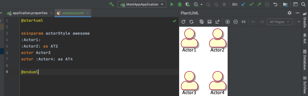 PlantUML Use Case Diagram