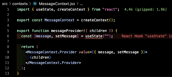 React Refactoring With Context Api Feat Error Message Regarding Proptypes