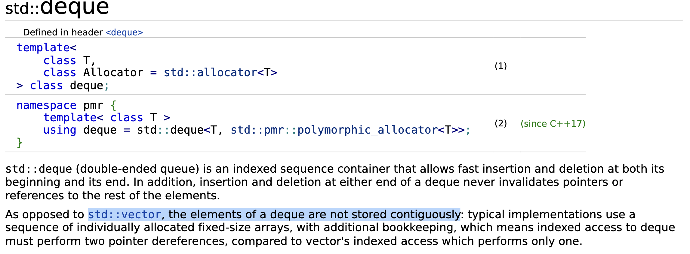 [c++] vector의 메모리, capacity, reserve에 대해 (deque과 비교)