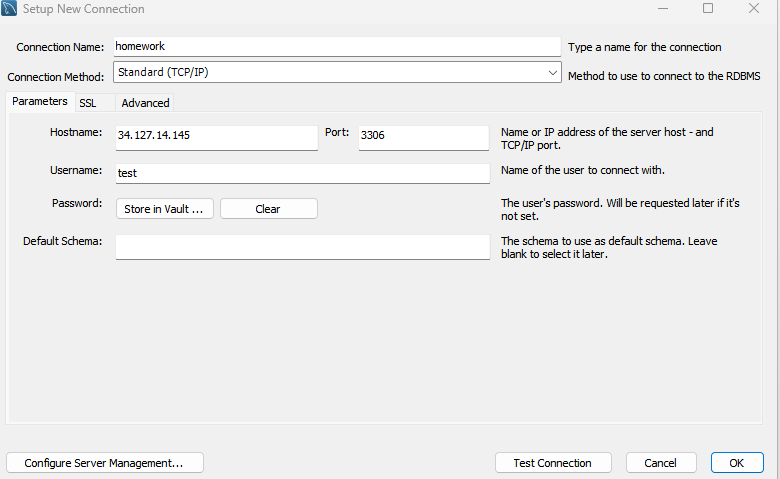 GCP 인스턴스에 MYSQL 설치하고 WORKBENCH 연결하기