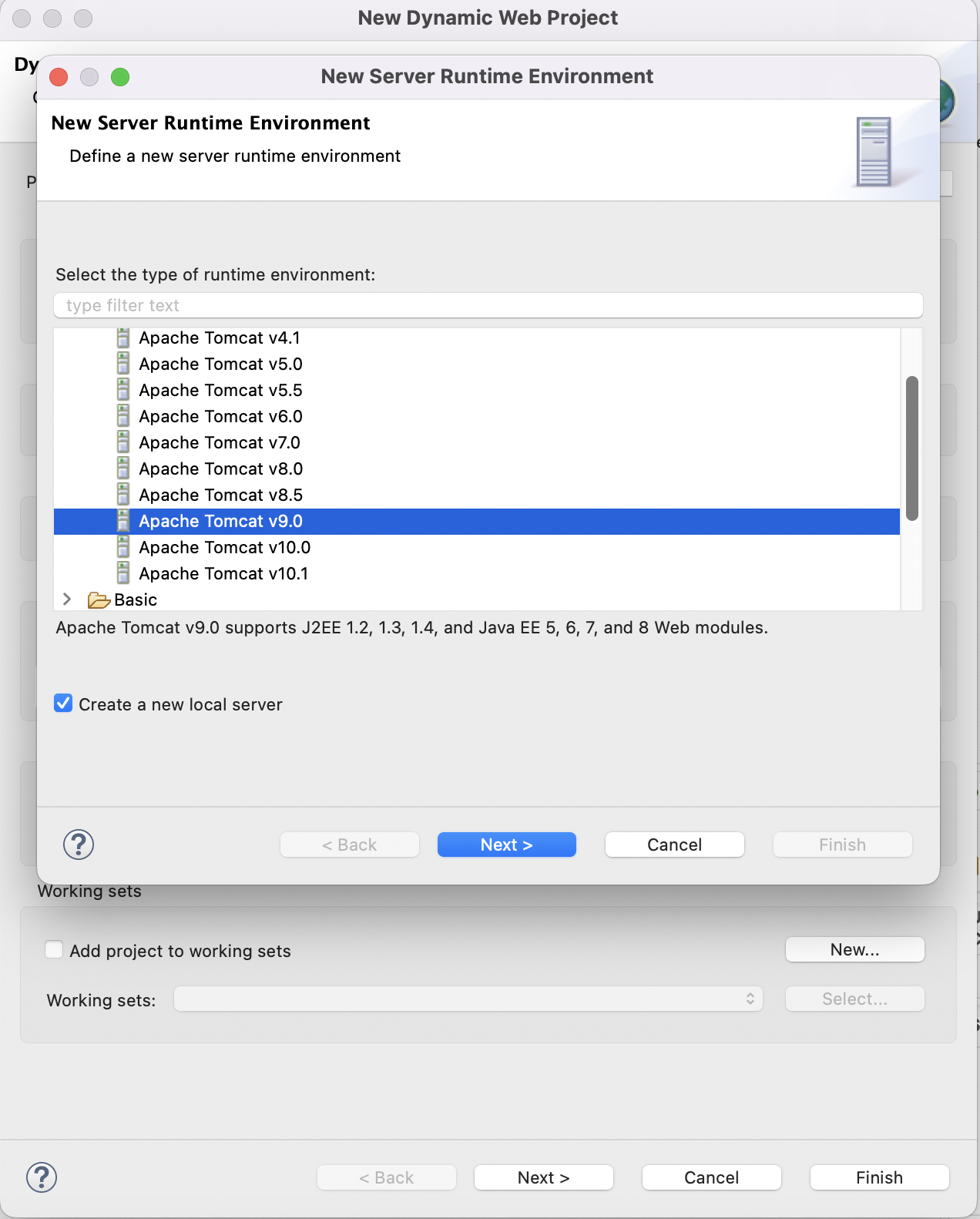 Dynamic Web Project 생성