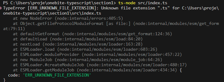 TypeScript 컴파일러 옵션 설정