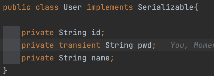 [JAVA] Serializable 직렬화 역직렬화