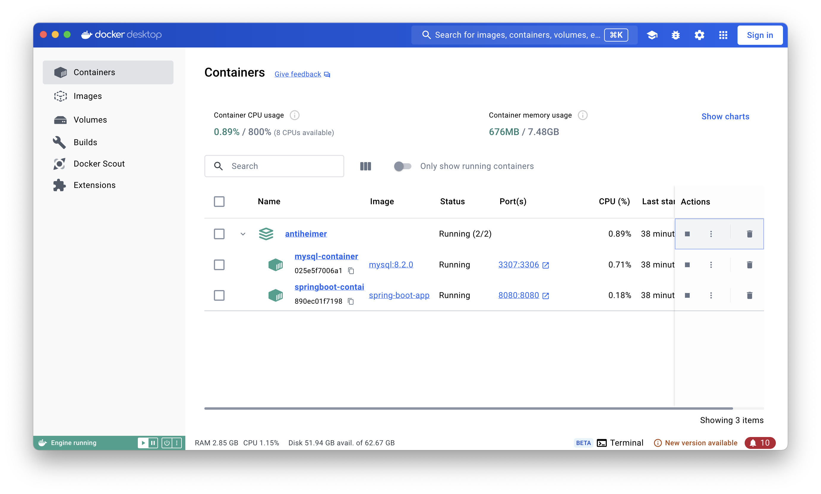 [Docker] SpringBoot, MySQL 연동