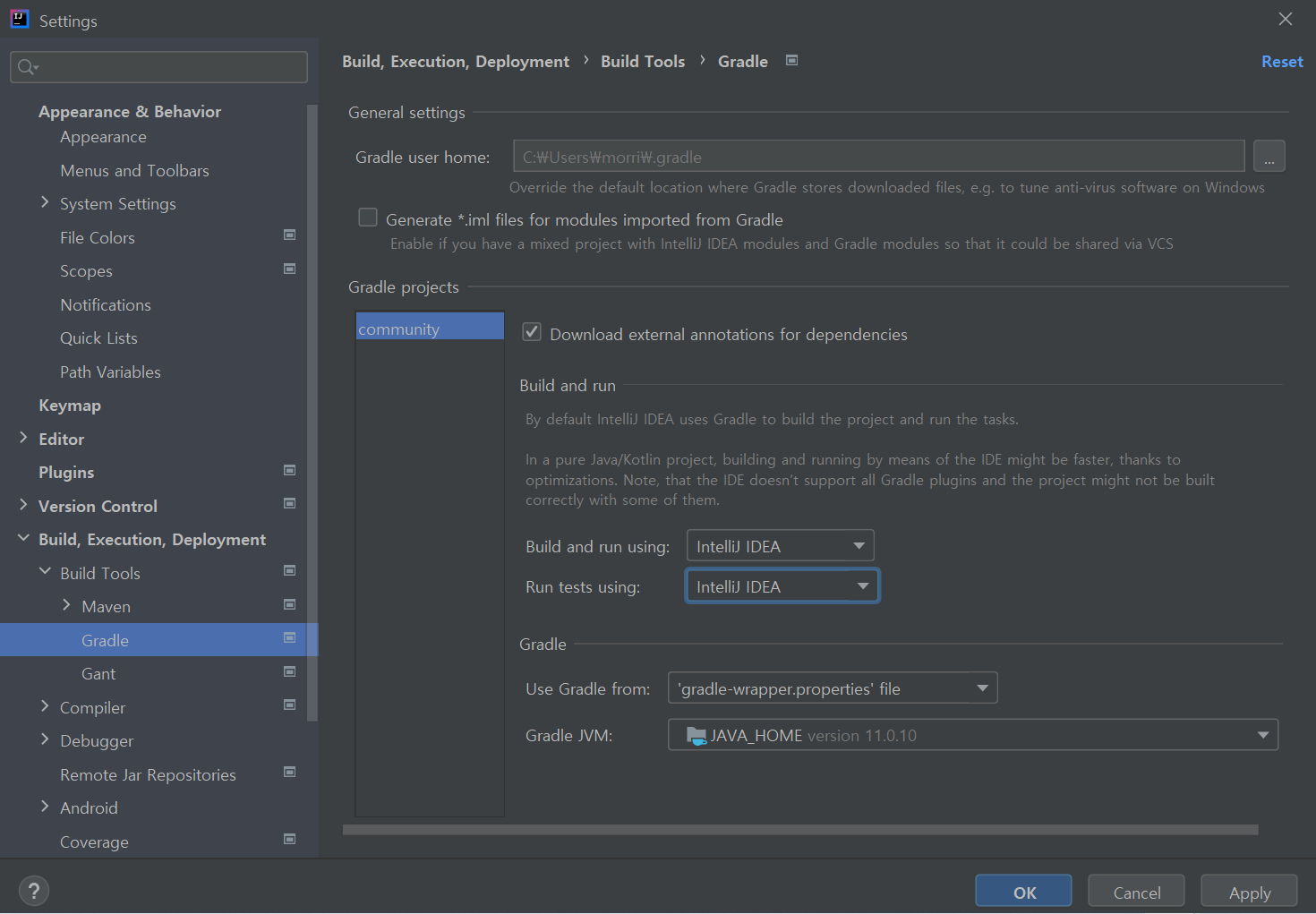 spring boot 실행 시 오류 ( finished with non-zero exit value 1)