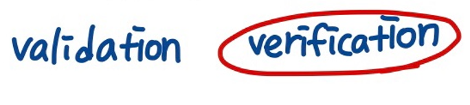 TIL DAY4 | validation과 verification 차이
