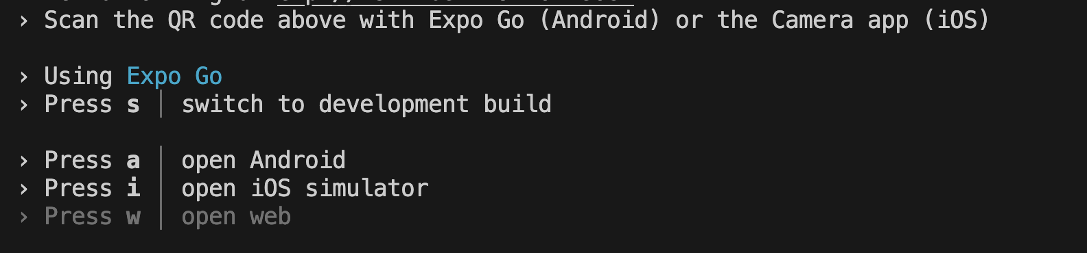 React Native React Native Expo로 개발한 앱의 실행 결과를 맥북에서 보기