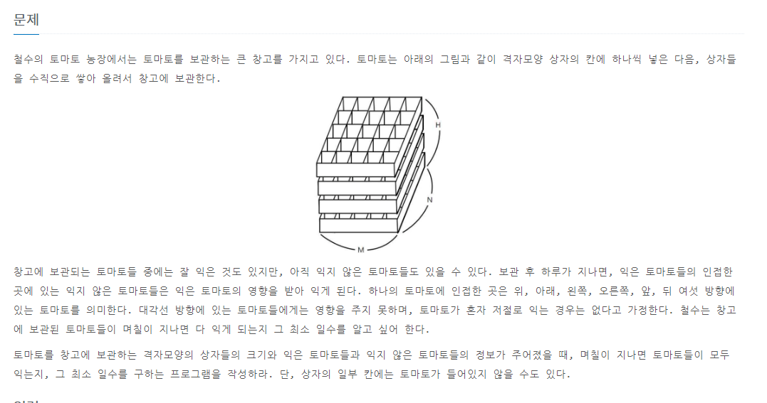 [BFS] 7569. 토마토 - G5