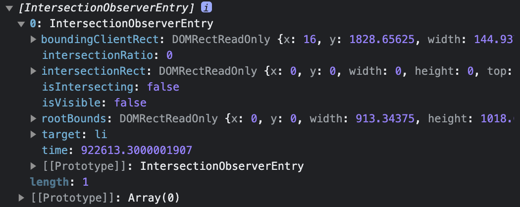 무한 스크롤 - intersection Observer API (with.React)