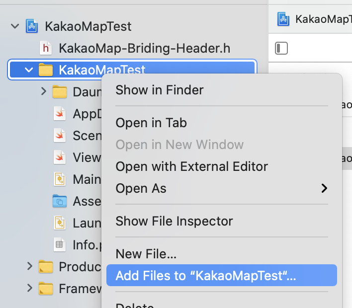 Kakao 지도 IOS API 가이드