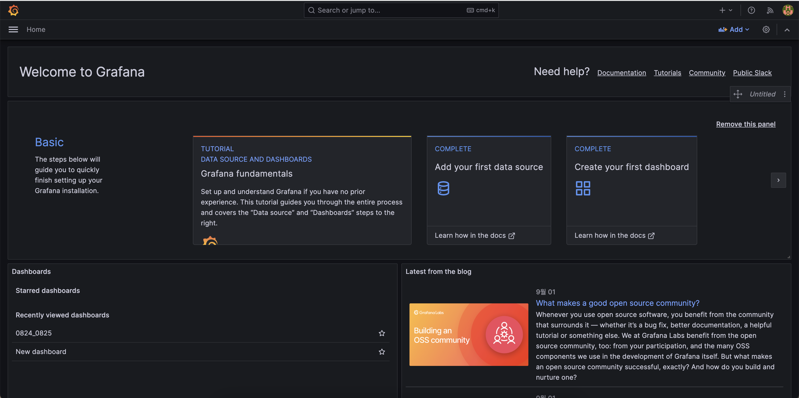 oneM2M platform, Mobius server connect with InfluxDB & Grafana - 2nd