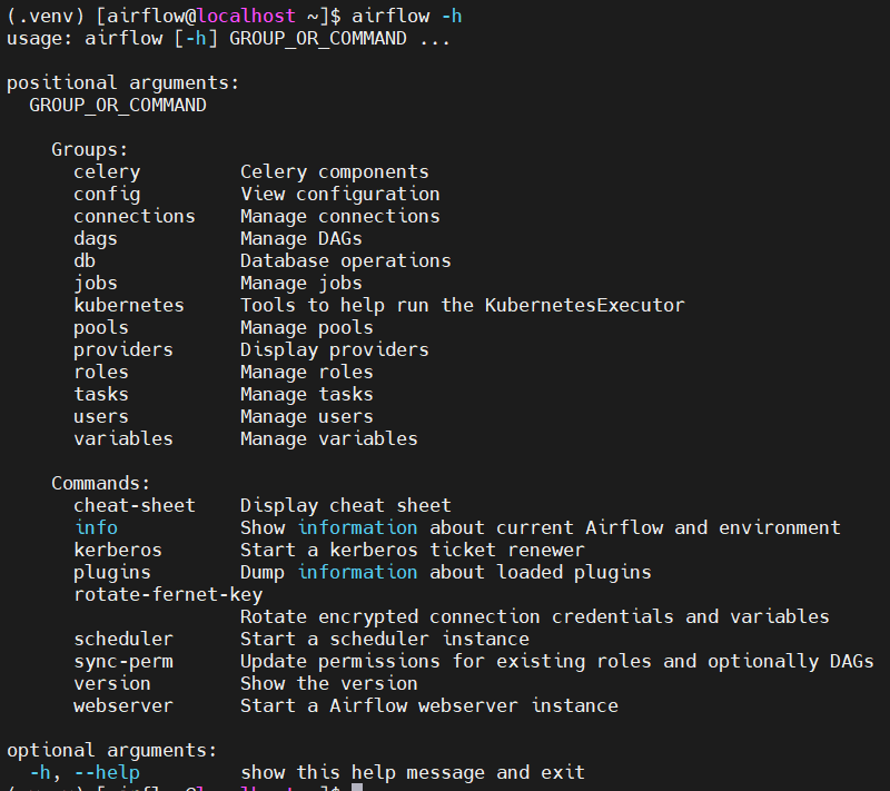 [Airflow] CLI 및 Management