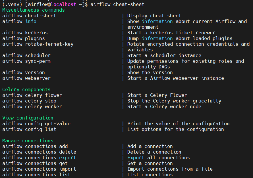 [Airflow] CLI 및 Management
