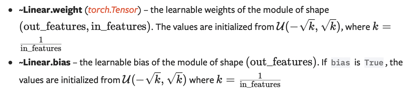 Weight initialization in Pytorch