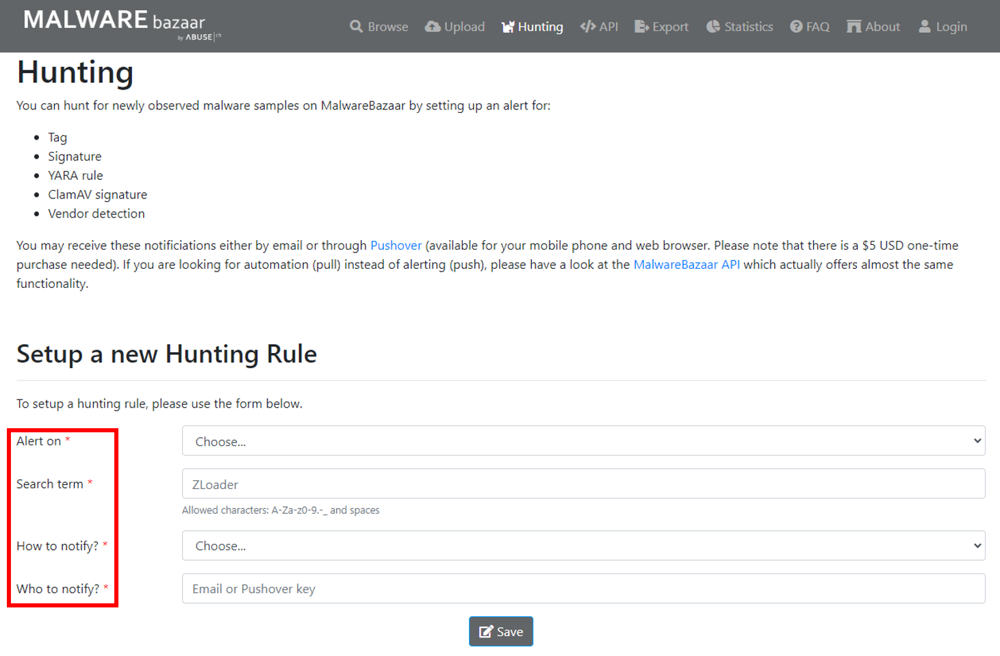 [TIP] Malware Bazaar를 사용해 악성코드 헌팅하기