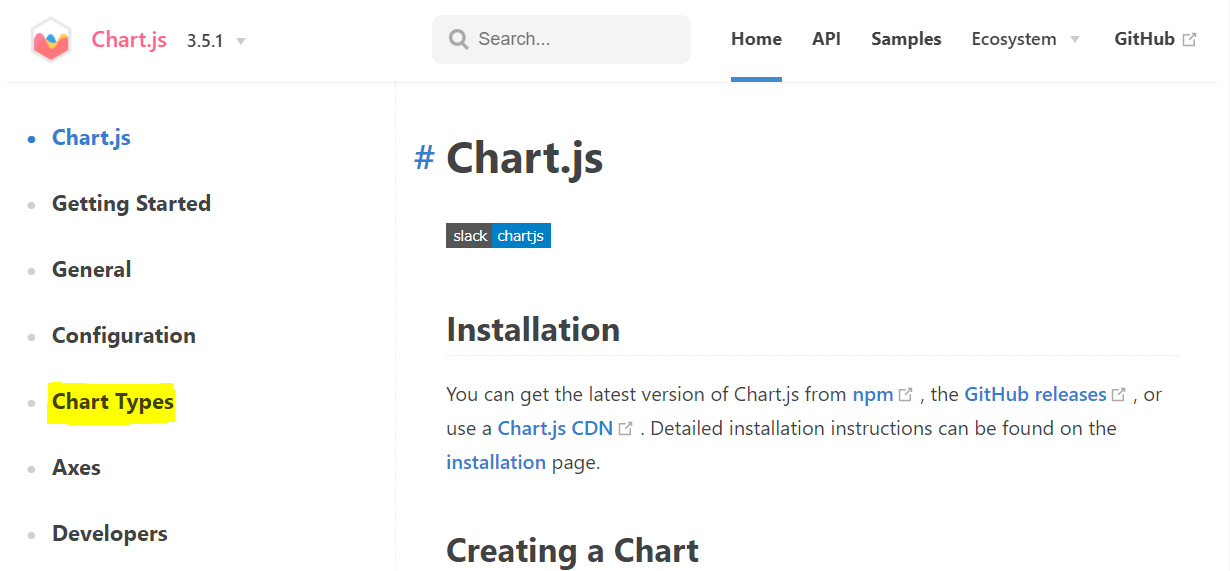 chartjs 사용하기