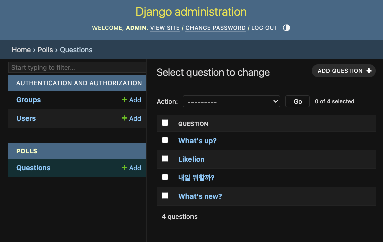 Django Tutorial part2