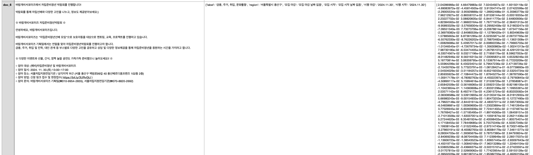 Vector DB 구축 및 RAG 기반 LLM 사용